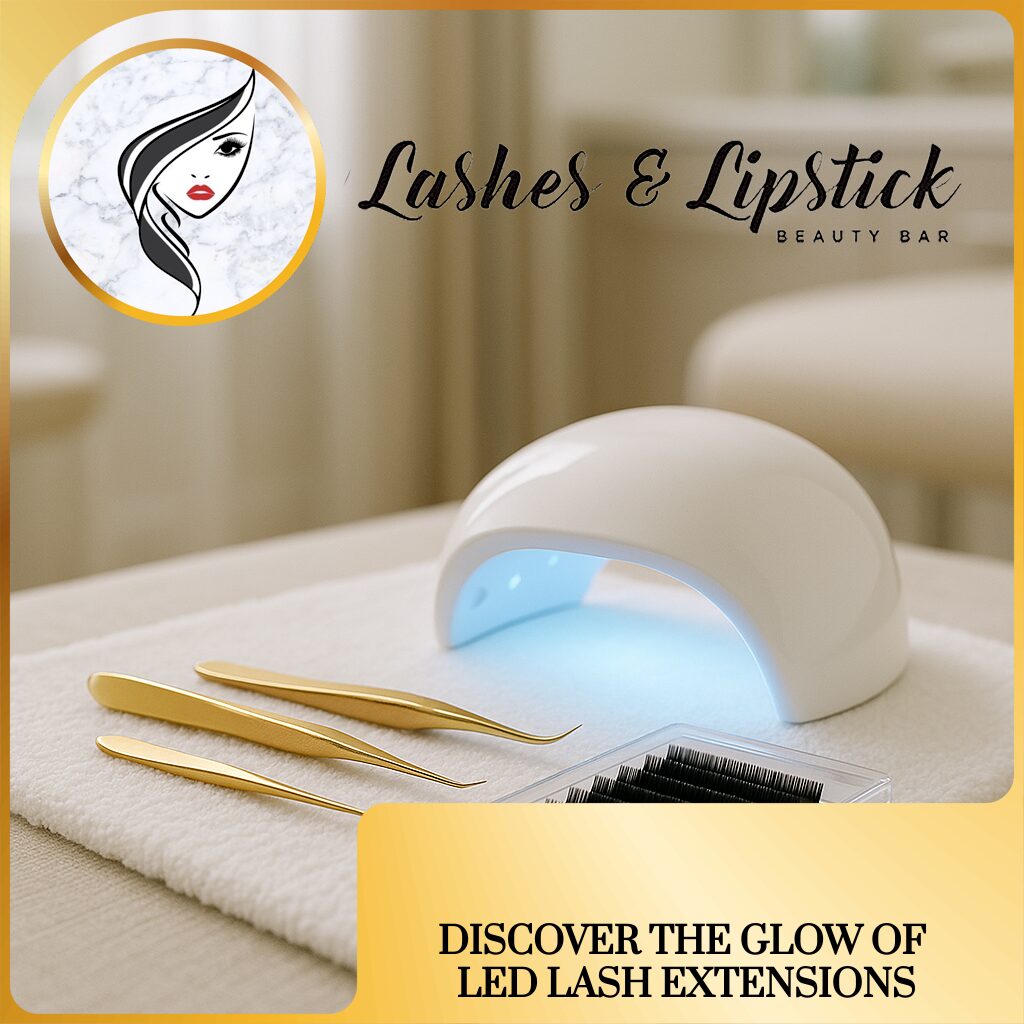 Discover the Glow of LED Lash Extensions - Lashes & Lipstick